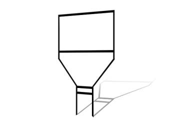 18"h x 24"w Round Rod Frame (Black)