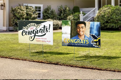 Graduation Signs - Custom Graduation Yard Signs | BuildASign