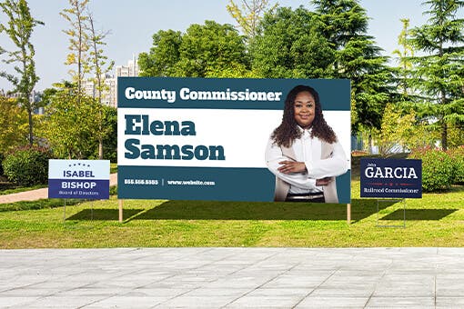 Custom Political Signs | 20% OFF + SHIPS NEXT DAY!